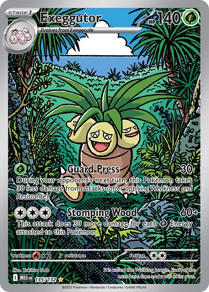 Pokémon TCG: Exeggutor #135 Pokemon Mega Evolution | sklep LofiCards.pl